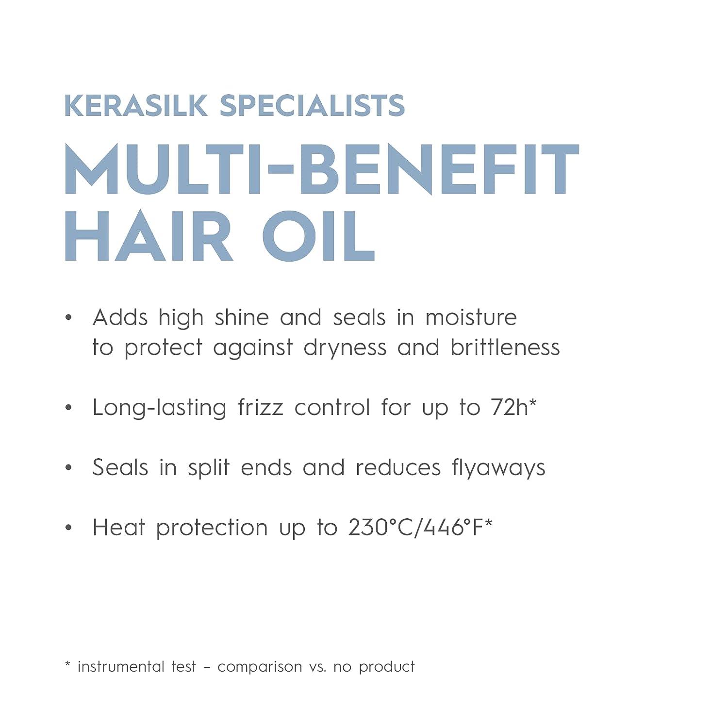 Kerasilk Multi-Benefit Hair Oil 50ml - Luxurious Hair Treatment for ...