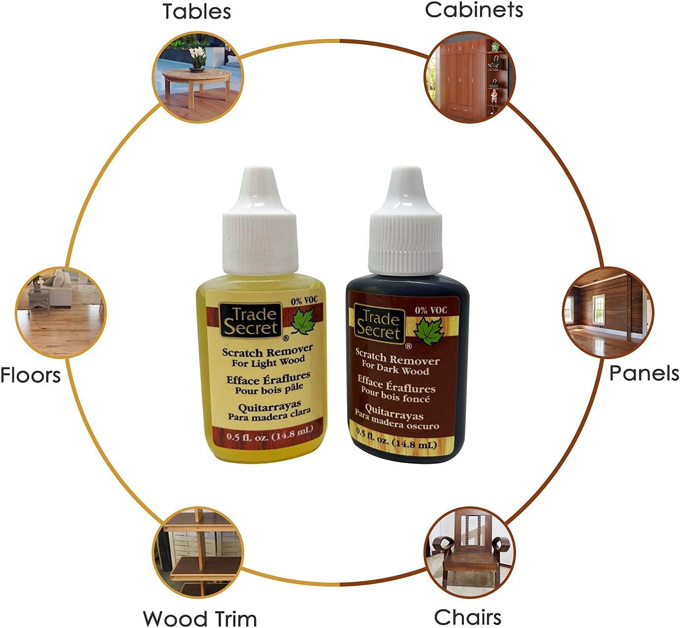Dark & Light Wood Furniture Scratch Remover Pro Set - Hides Scratches ...