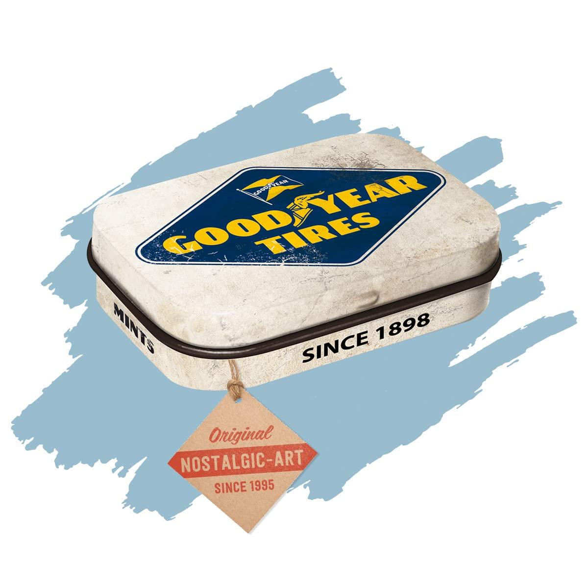 Nostalgic-Art Retro Pill Case - Goodyear Logo Vintage Design 4x6 cm ...