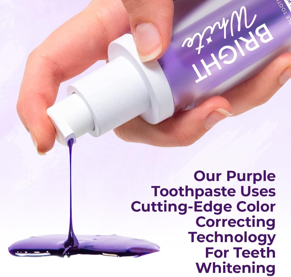 Purple Toothpaste for Teeth Whitening and Stain Removal - Teeth ...