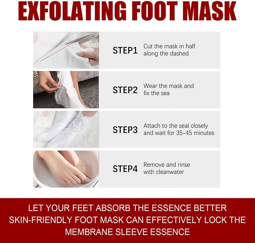 5 Pairs Moisturizing Foot Masks | Effective Corneal Remover Socks for ...