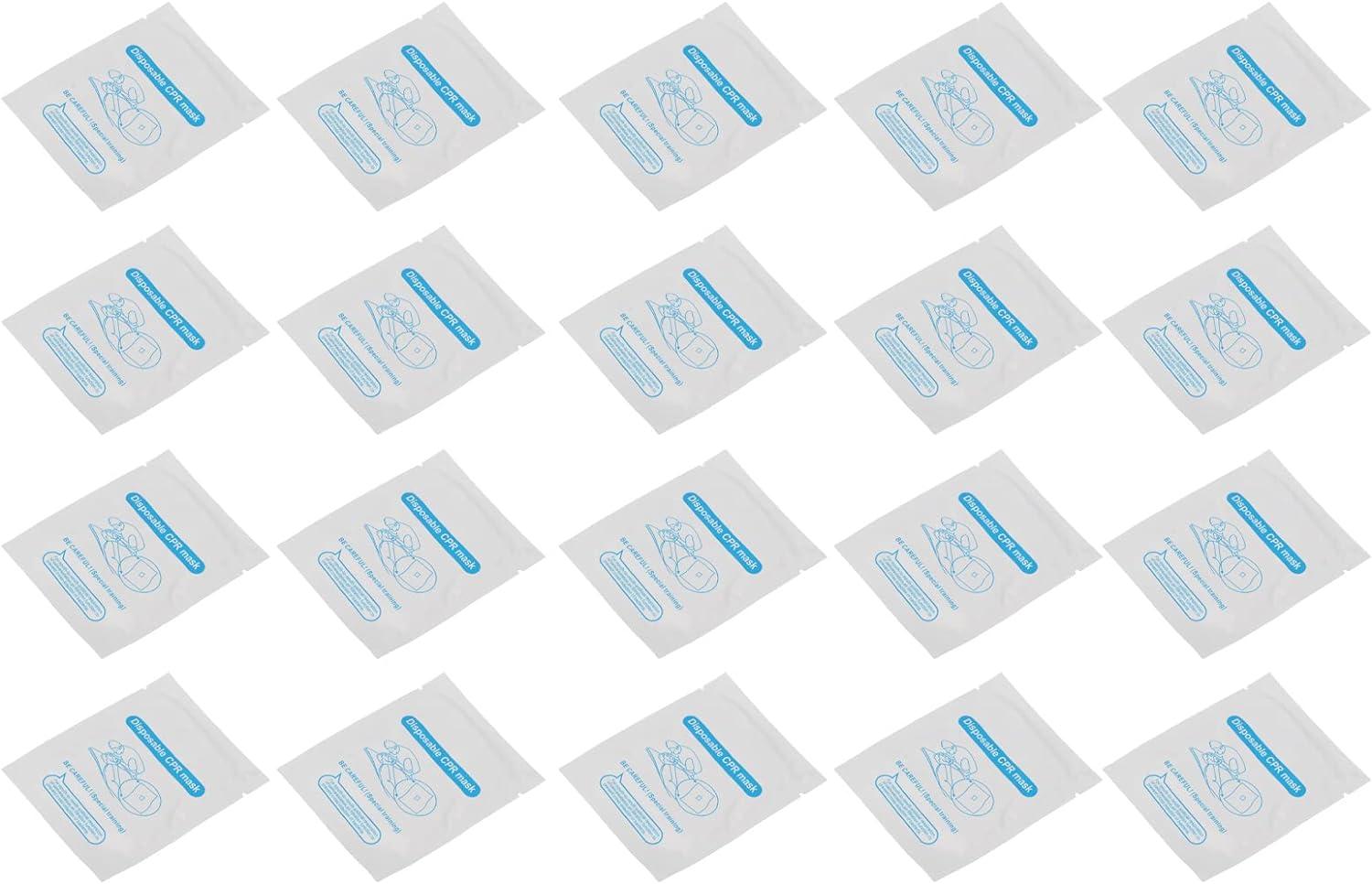 20pcs Cardiopulmonary Resuscitation Barrier - Safe Cover for CPR in ...