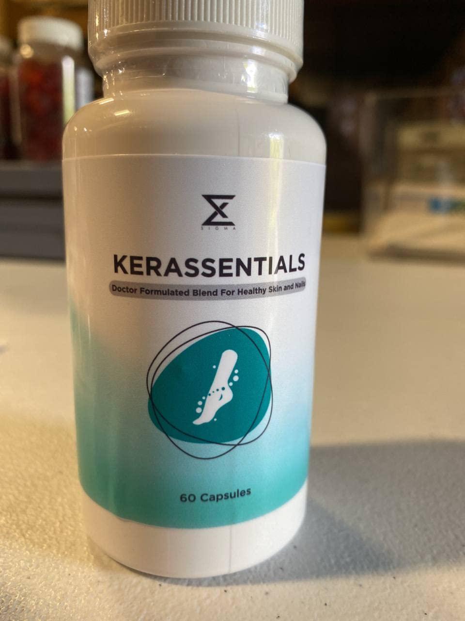 (2 Pack) Kerassentials Formulated Blend for Skin and Nails - 120 Capsules