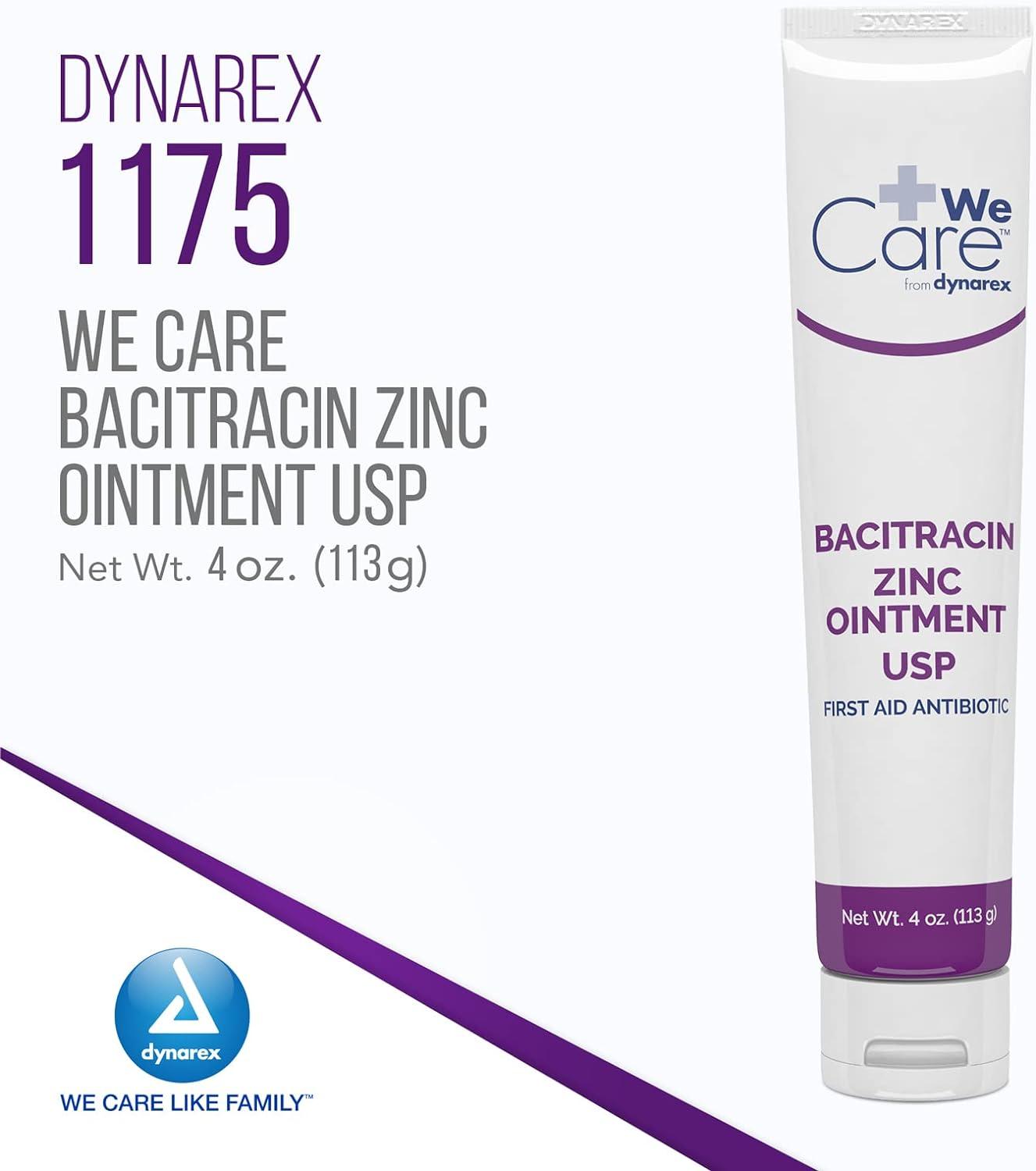 Dynarex Bacitracin Zinc Ointment USP - Wound Healing Treatment for Cuts ...