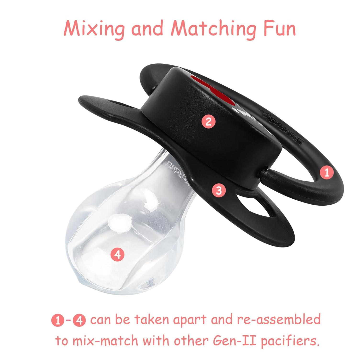 Shop LittleForBig Large Shield Pacifier Generation II - I Love Daddy 4 ...