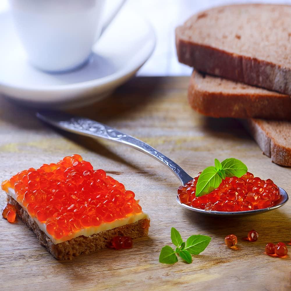 Premium Trout Red Caviar 200g Jar - Fine Gourmet Caviar International ...