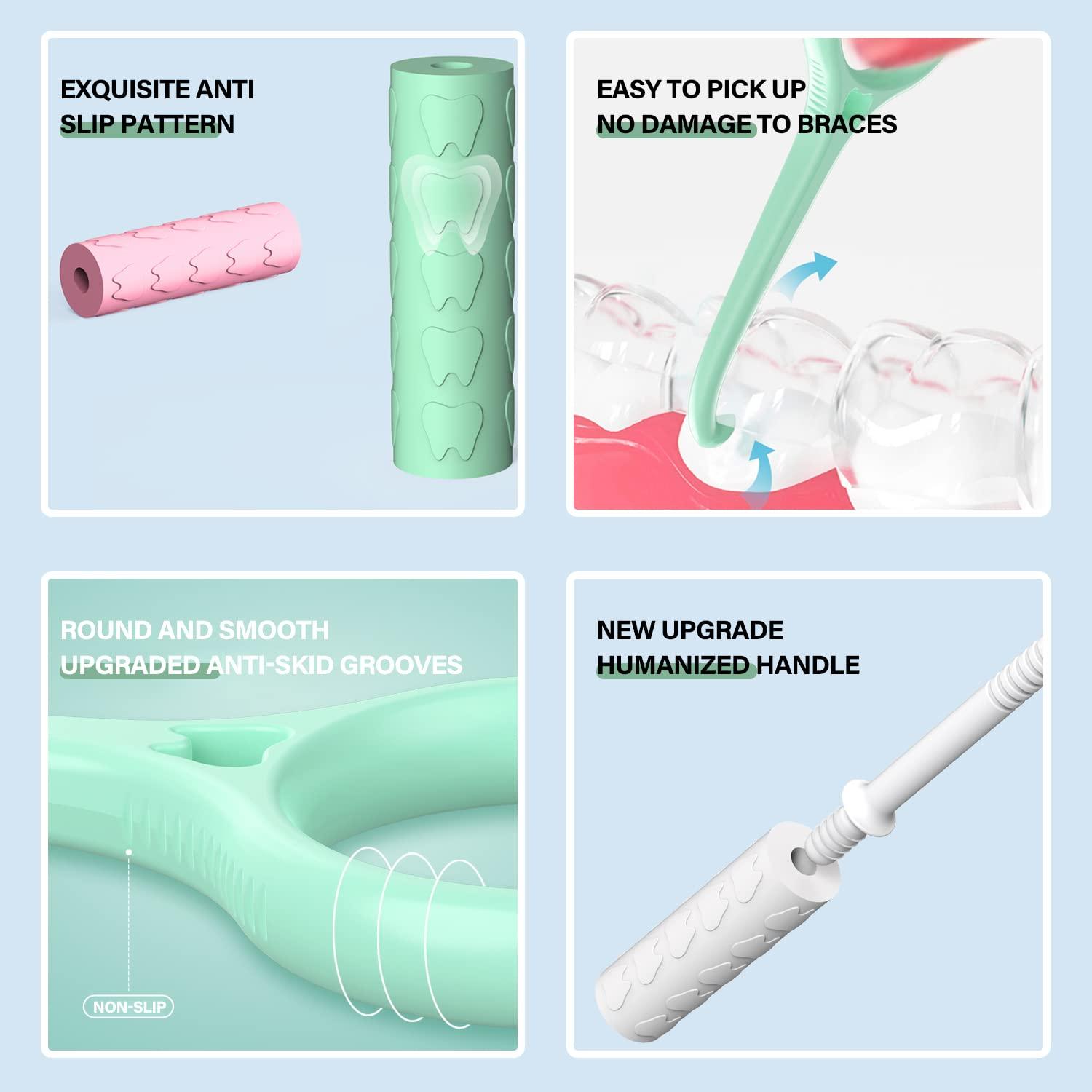 Orthodontic Aligner Chewies with Handle + Removal Tool Set - 8 Pcs ...