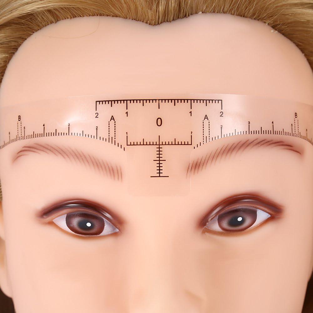 ANGGREK 50pcs Disposable Eyebrow Ruler Sticker Eyebrow Shaping Tools ...
