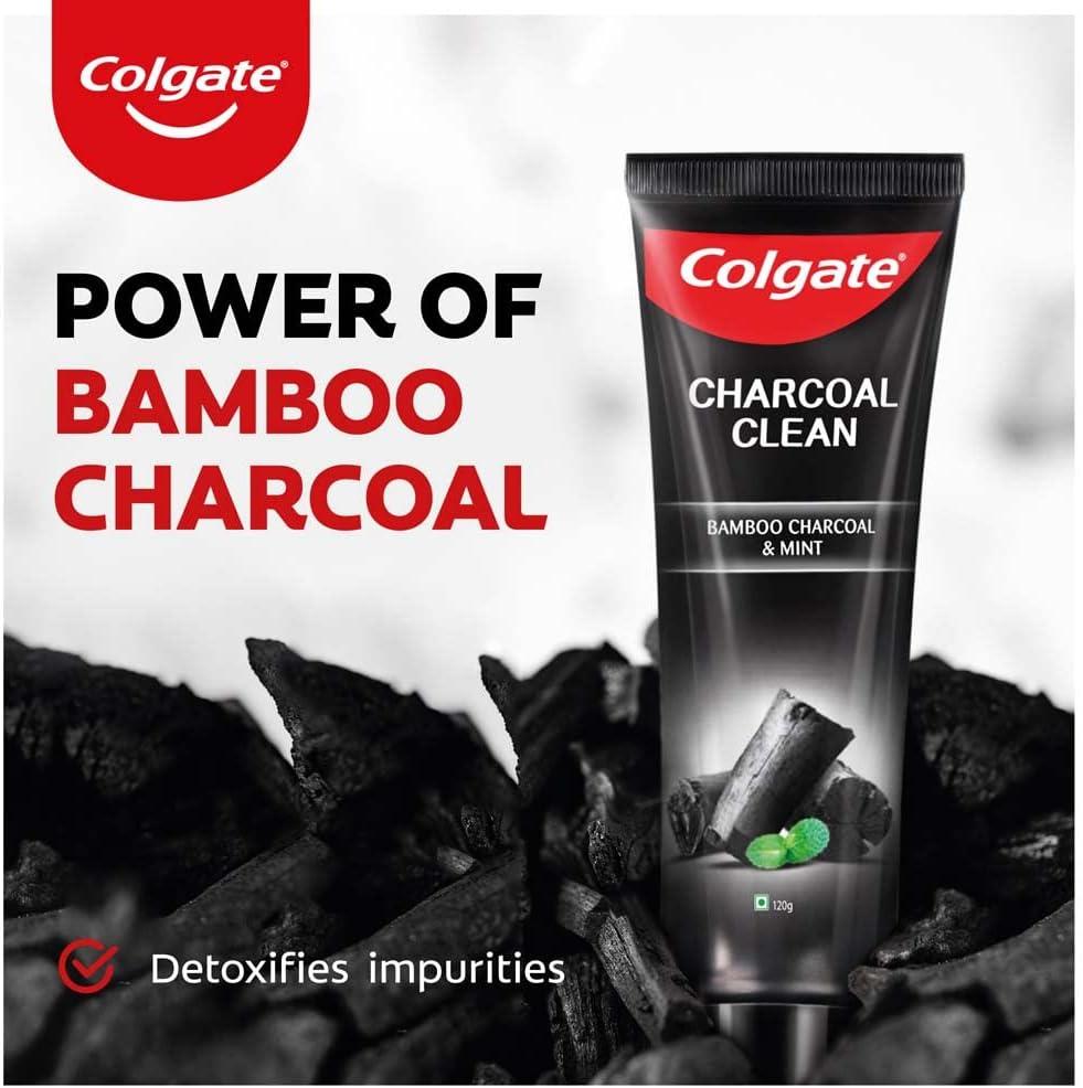 Colgate Charcoal Clean Toothpaste - Bamboo Charcoal and Mint 120g | Buy ...