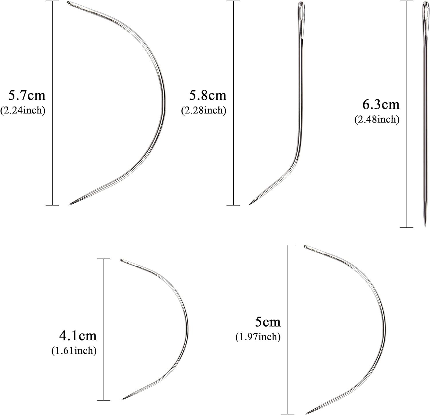 Professional Hair Extension Tool Set - 10 Needle Beayuer Thread for ...