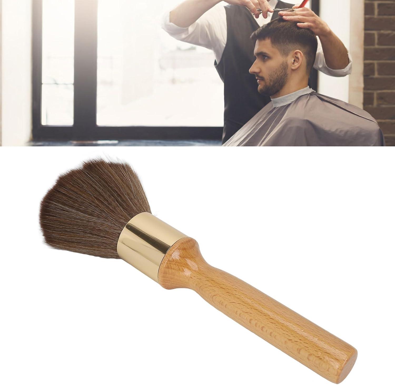 Hair Cutting Neck Duster Brush Barber Neck Duster Brush Beech Wood Neck ...