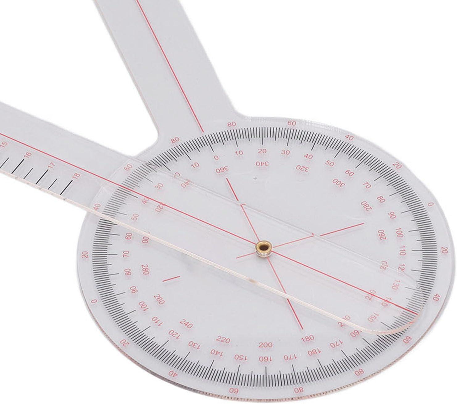 DKaony Physiotherapy Protractor Ruler Convenient Accurate Orthopedic ...