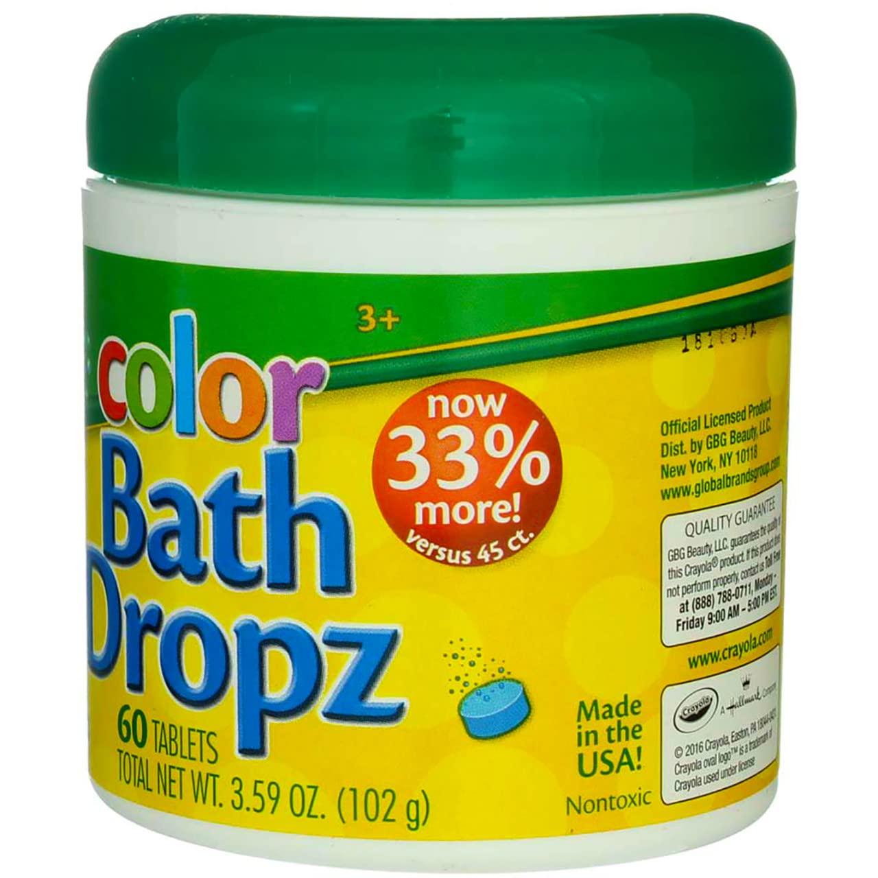 Crayola Bath Dropz 3.59 oz - 60 Tablets (2 Pack) | Buy Now with Express ...