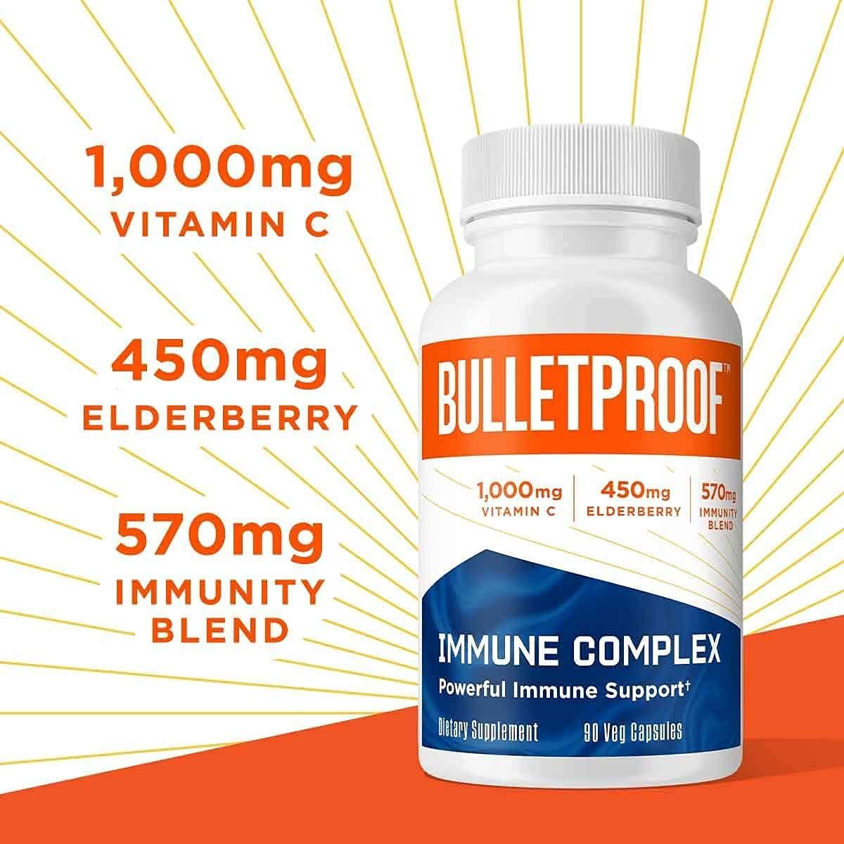 Bulletproof Immunity Bundle Bundle and Save with Immune Complex 90 Capsules and Glutathione ...