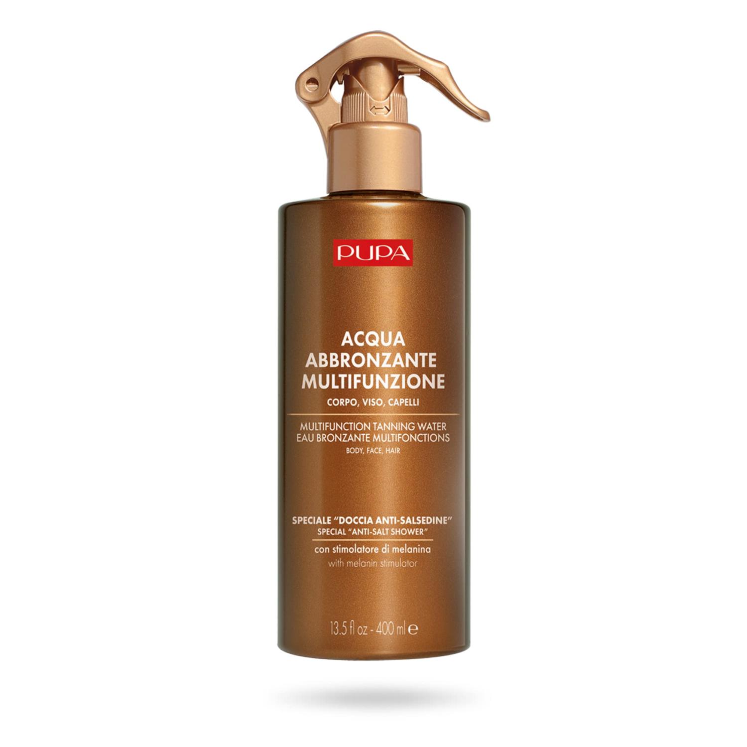 PUPA Milano Tan-Activating Water 13.5 Oz | Prepares Skin for Sun ...