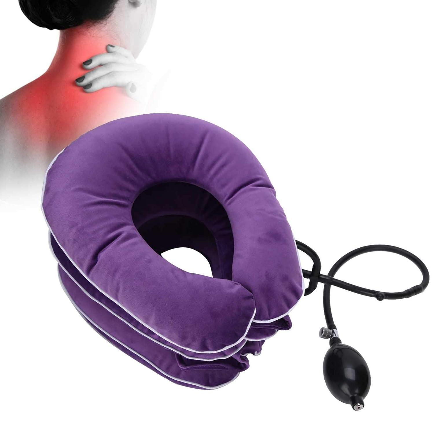 Inflatable Cervical Neck Traction Device | Pain Relief Collar for Neck ...