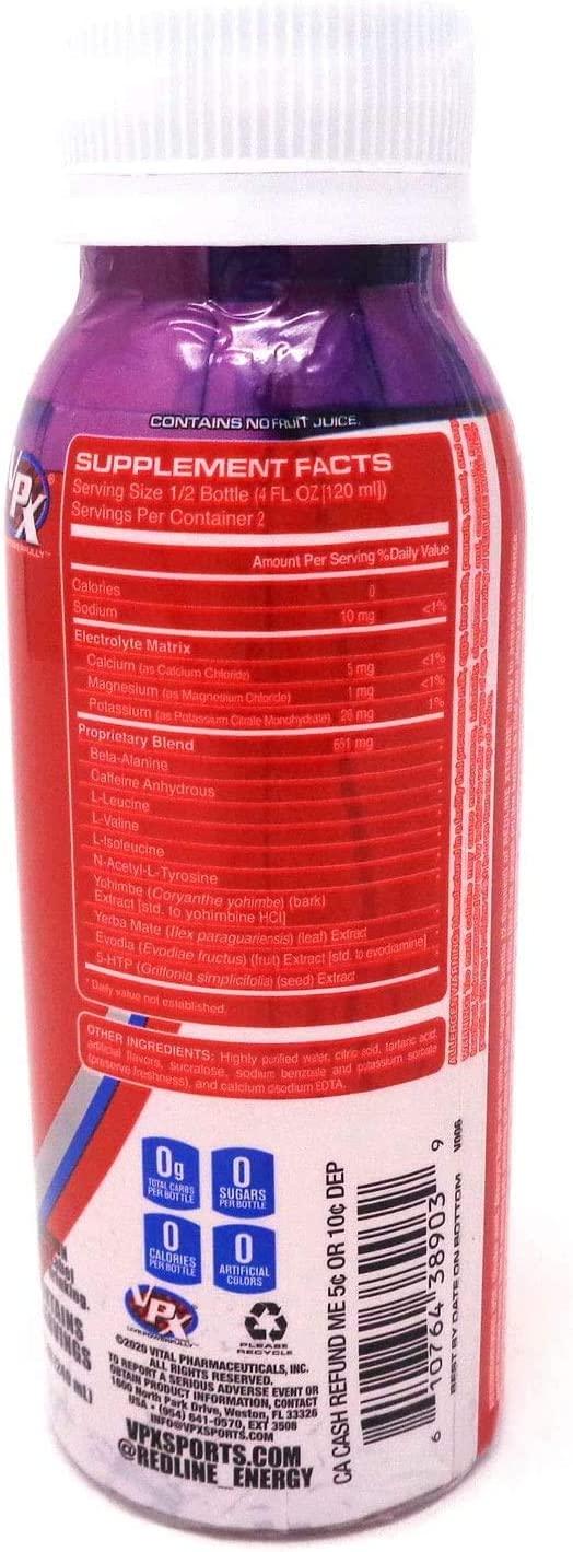 VPX Redline Xtreme Grape Energy Drink 8oz - 24 Pack | Buy Now with ...
