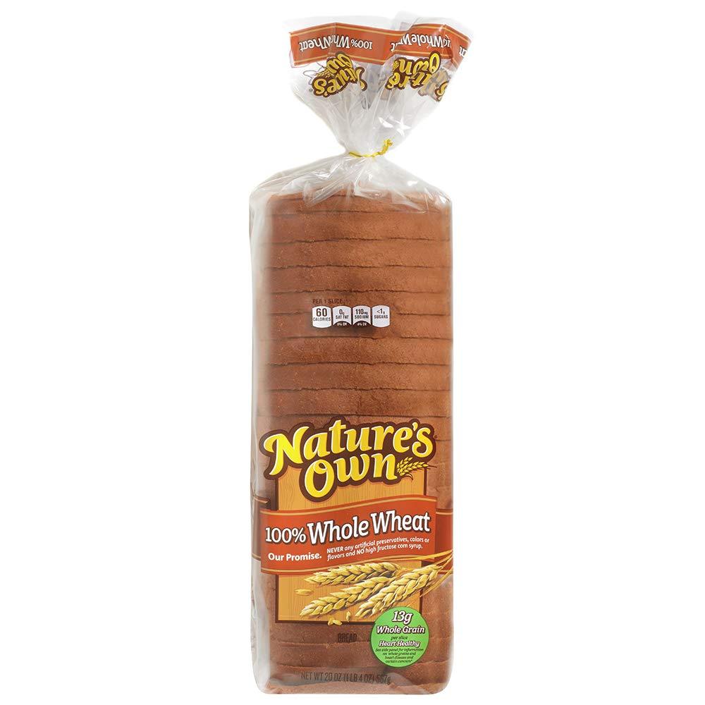 Nature's Own 100% Whole Wheat Bread Loaf - 20 oz - Freshly Baked and ...
