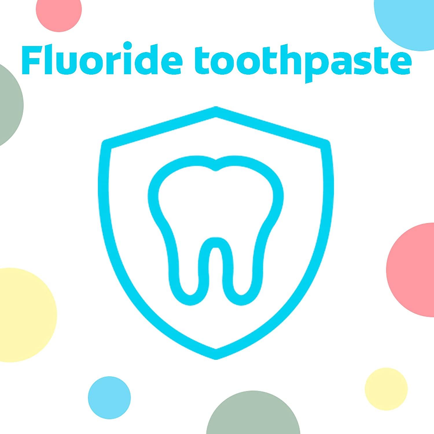 Colgate Kids Fluoride Toothpaste for Ages 2+, Bluey Mild Bubble Fruit ...