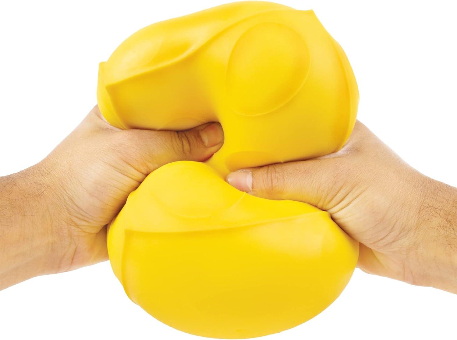 Giant Cheese Stress Ball: A squeezable stress buster that looks like a ...