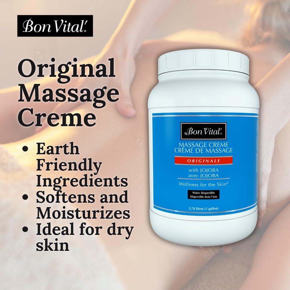 Bon Vital Original Massage Creme - Versatile Massage Foundation for ...