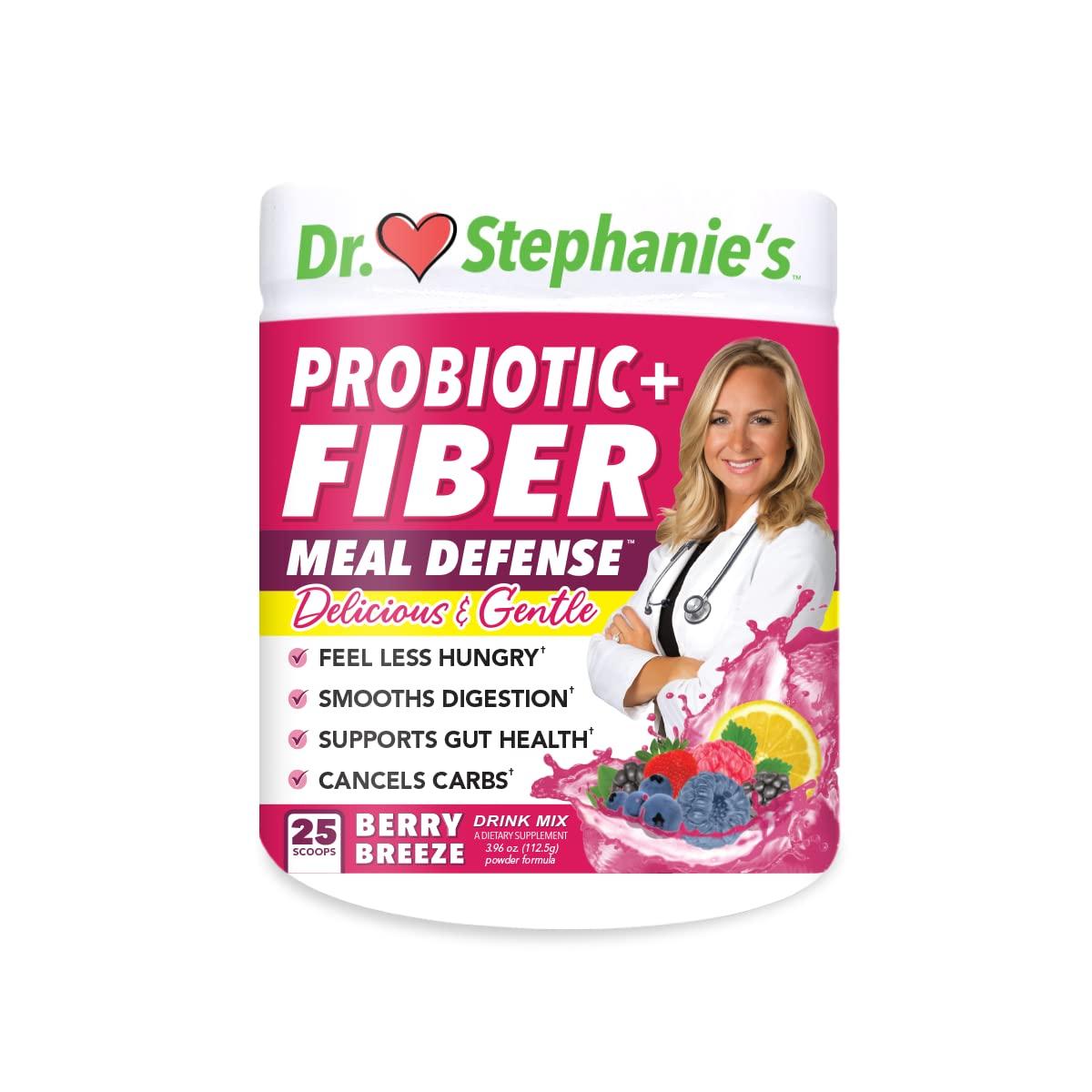 Dr. Stephanie's Meal Defense Drink Mix - Fiber & Probiotics for ...