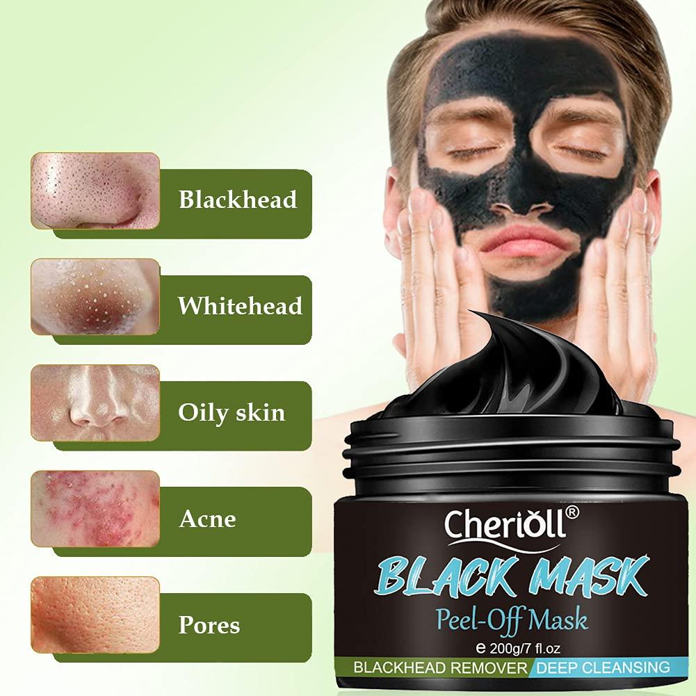 Activated Charcoal Blackhead Peel-Off Mask for Men | Deep Cleaning ...
