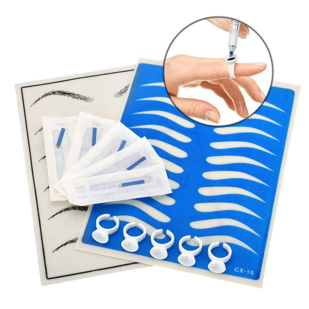 Anself Eyebrow Microblading Kit for Permanent Tattoo Practice - Manual ...
