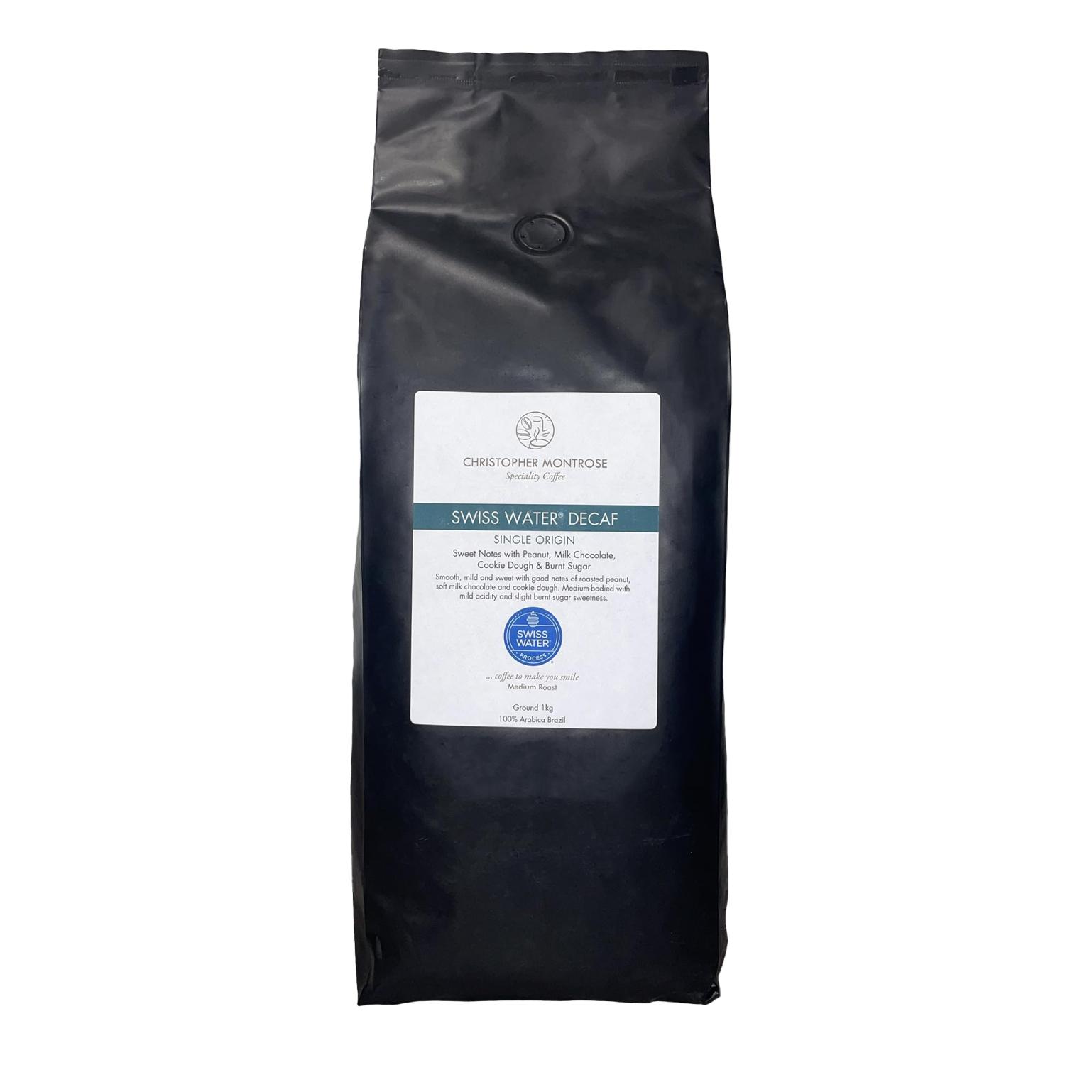 Swiss Water Ground Decaf Coffee | Single Origin Ground 1KG Pack 1 g ...