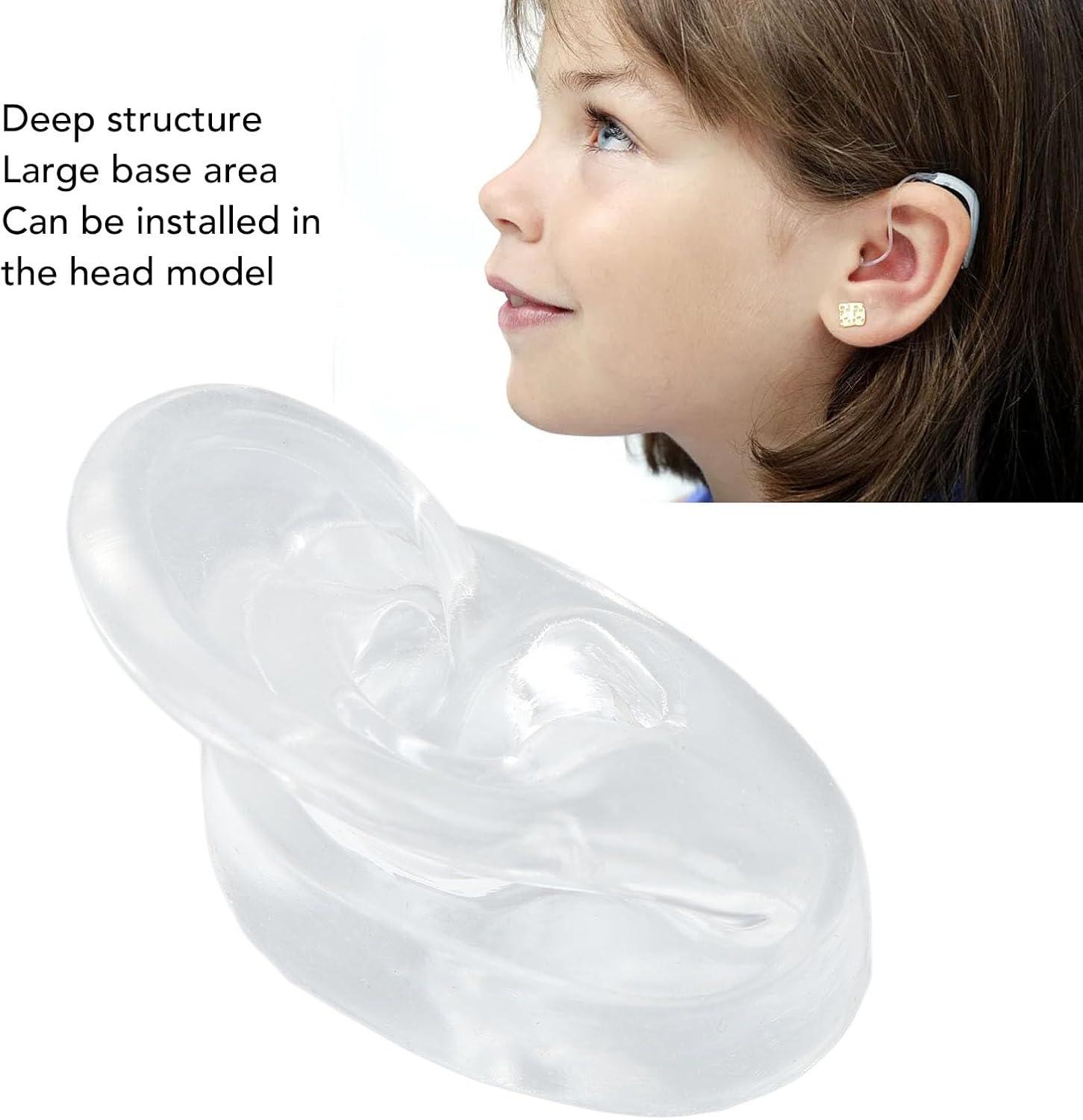 Buy Waterproof Silicone Right Ear Model - Transparent Human Ear ...