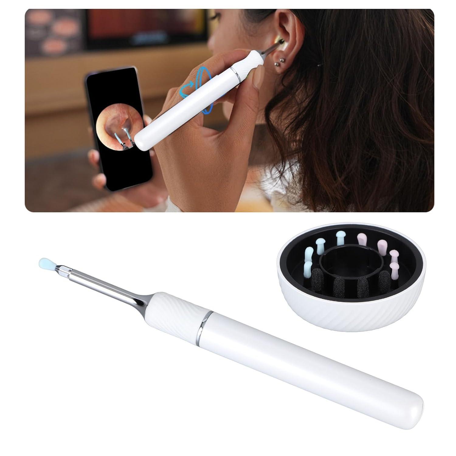 Smart Visible Ear Cleaner with 360 Degree Wide Angle 3.2mm Lens, LED ...