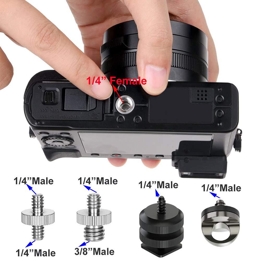 PAMOWO 26Pcs Camera Screw Mount Set | 1/4 and 3/8 Inch Converter ...