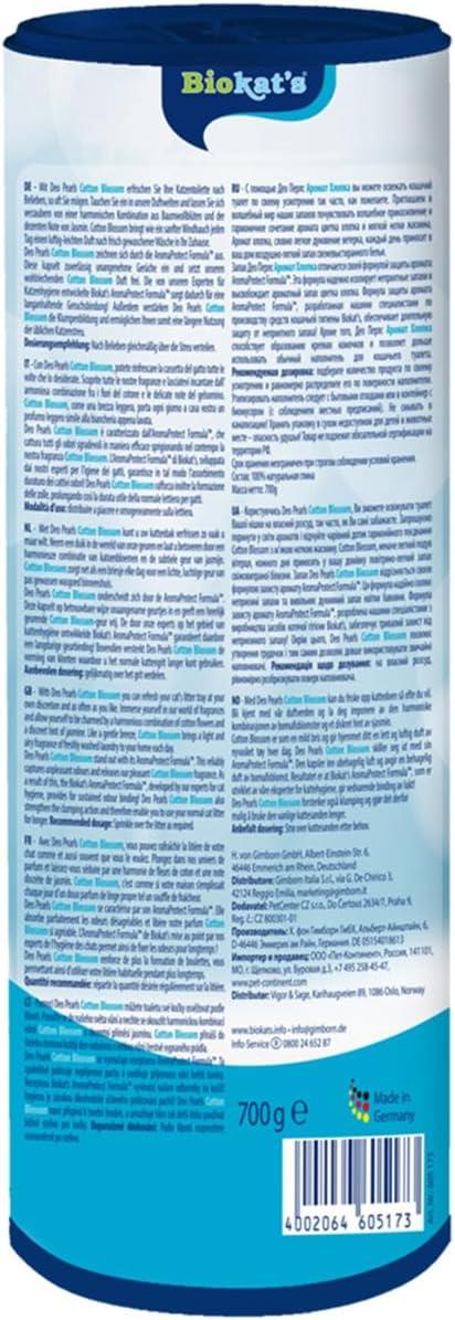 Biokat's Deo Pearls Cotton Blossom - Fragrance Additive for Cat Litter ...