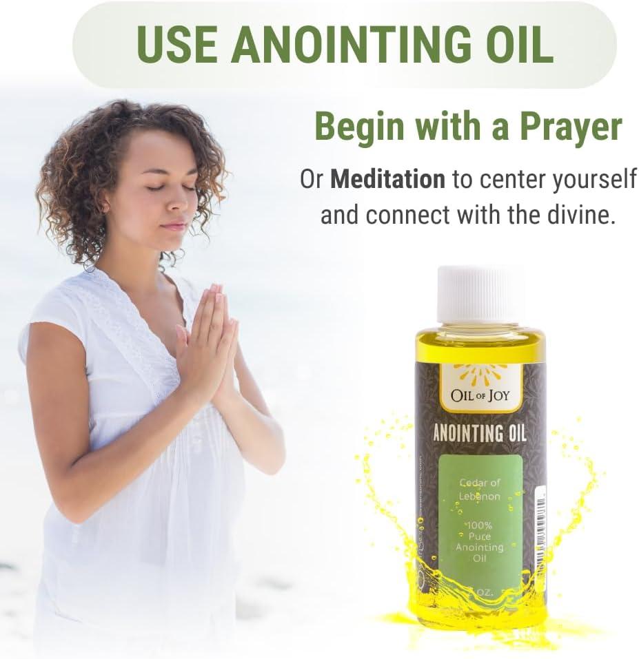 Cedar of Lebanon Anointing Oil 2 Oz - Holy Christian Oil for Divine ...