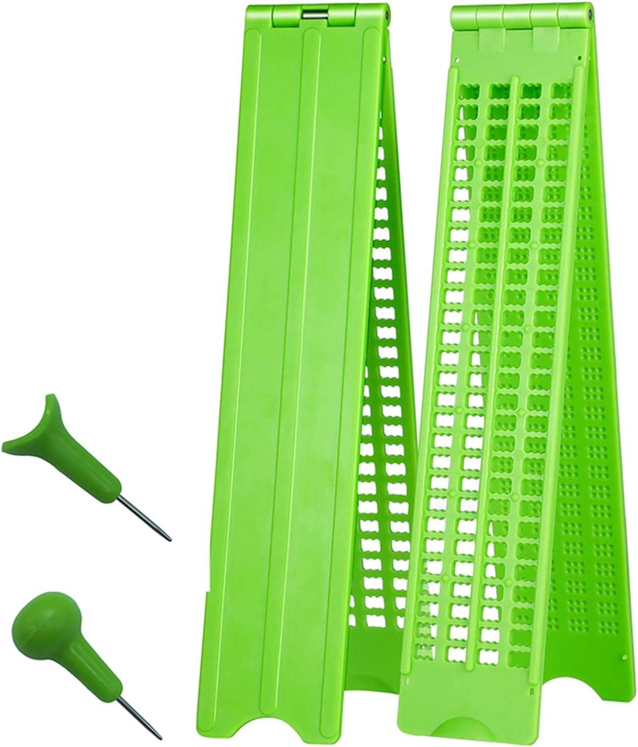 Braille Writing Device - 4-Line Braille Learning Tool with 28 ...