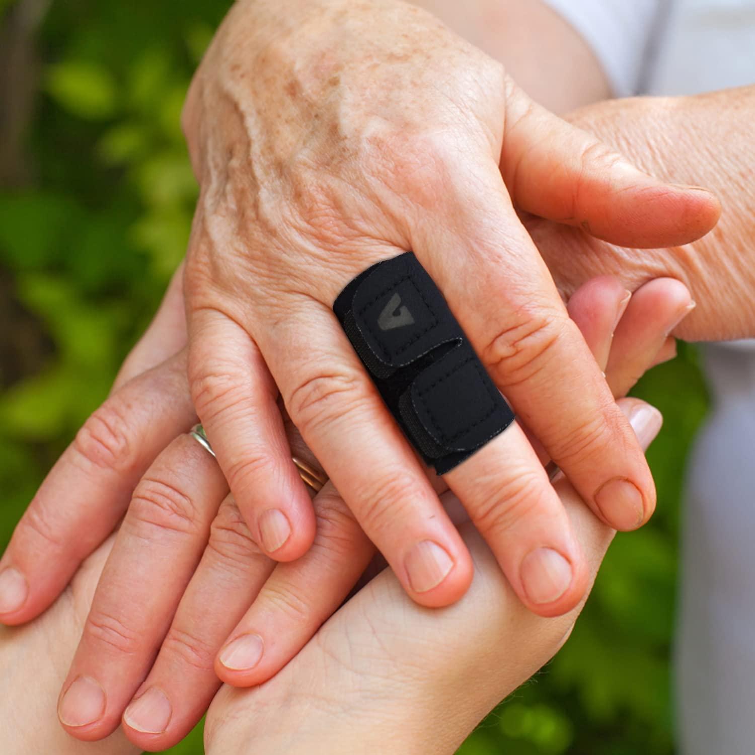 VerteLife Neoprene Finger Splint - Thumb Brace Protector & Finger ...