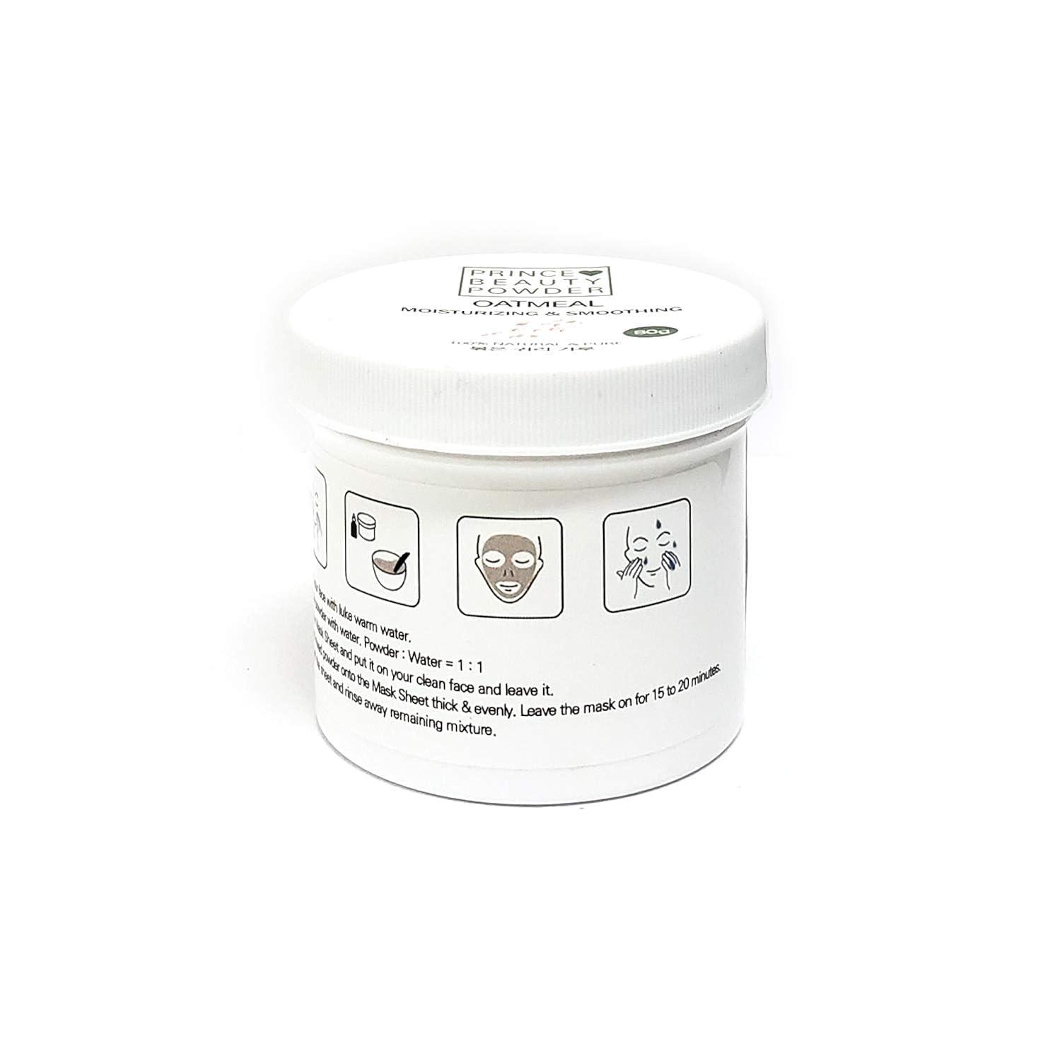 Korean Herbal Beauty Powder Prince Natural OATMEAL Facial Mask with ...