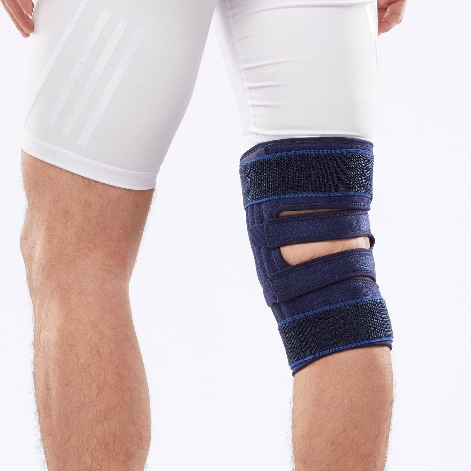 Adjustable Knee Stabilizer with Supportive Side Stays | Open Patella ...