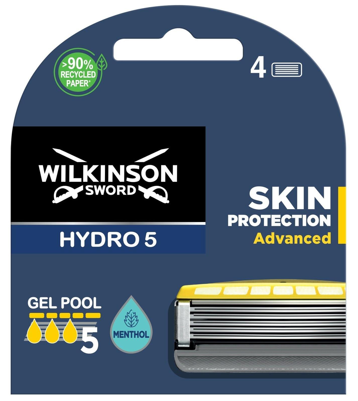 Wilkinson Sword Hydro 5 Skin Protection Advanced with Menthol Lubricant ...