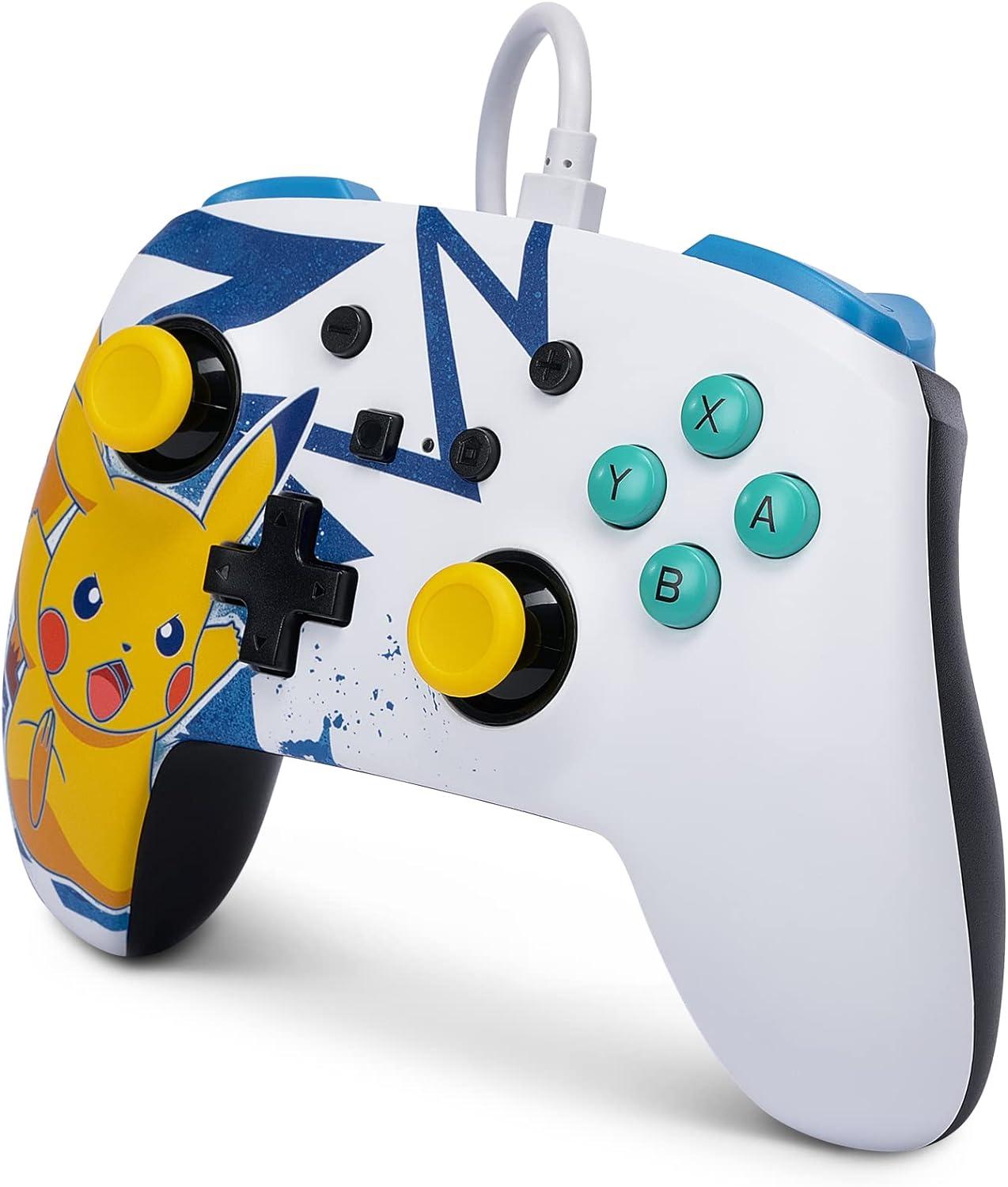 PowerA Pikachu High Voltage Wired Controller for Nintendo Switch ...