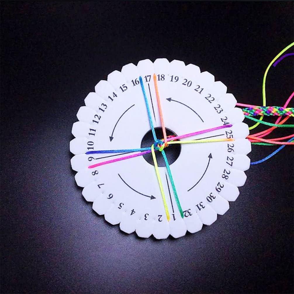 EXCEART Braiding Disk Set - Round & Square Kumihimo Beading Cord Plates ...