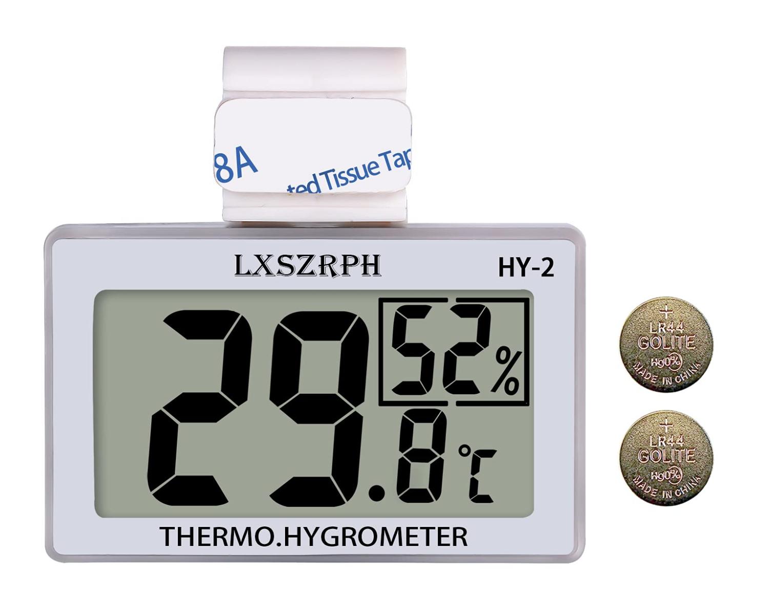 GXSTWU Reptile Hygrometer Thermometer - LCD Display Digital Meter for ...