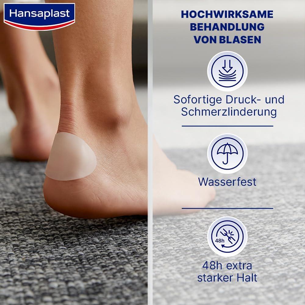 Hansaplast SOS Bladder Plasters - Transparent Relief for Pressure Pain ...