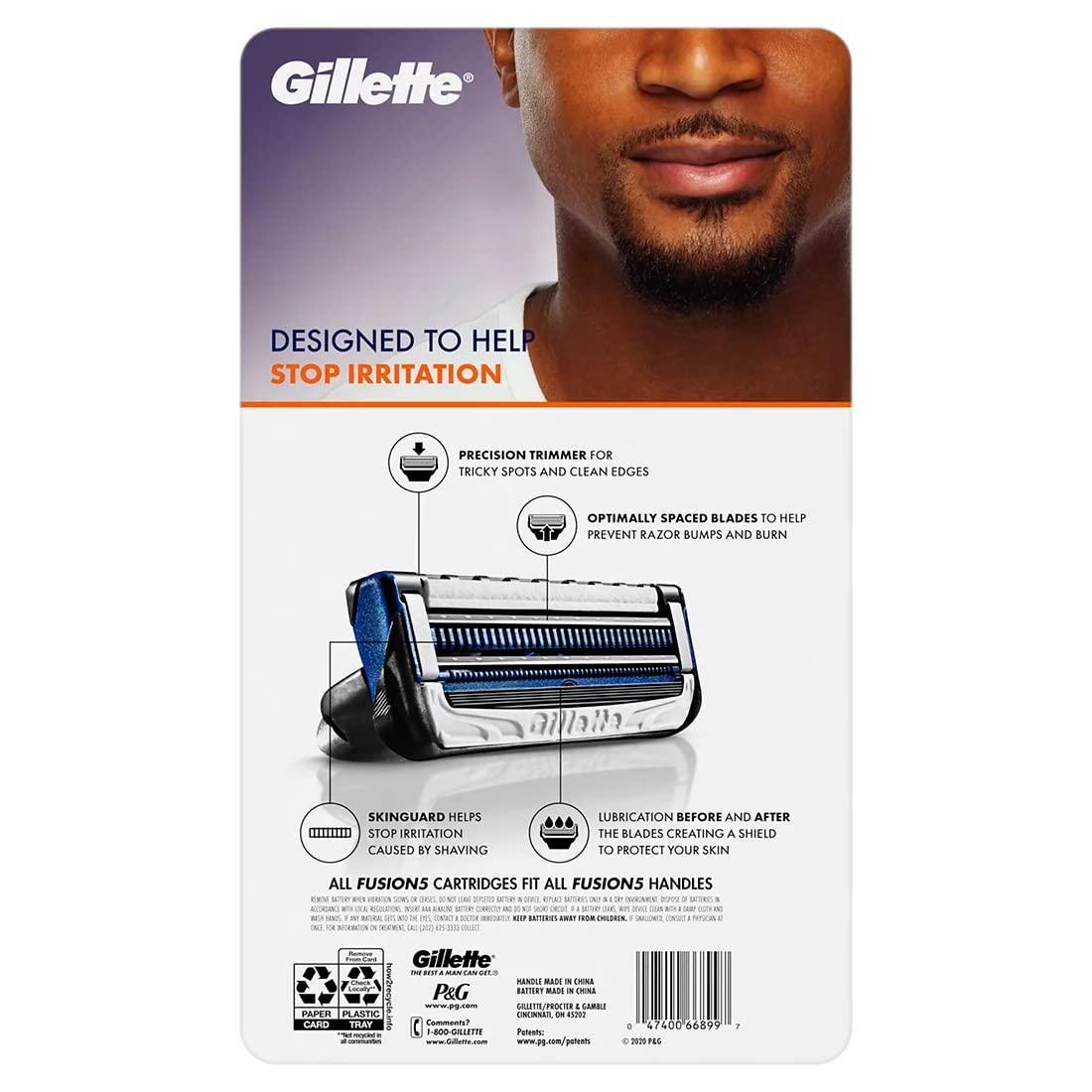Gillette SkinGuard Power Men's Razor Handle + 13 Blade Refills - Smooth ...