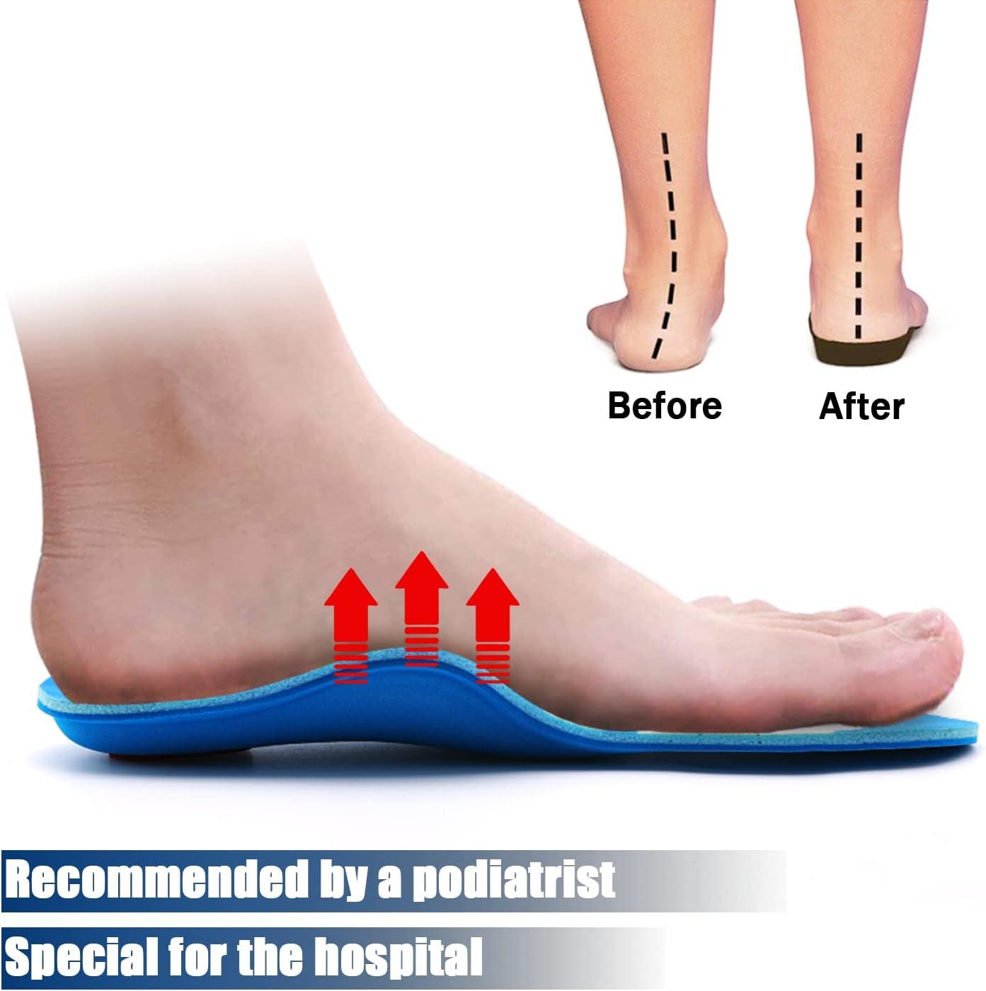 Topsole Orthopedic Insoles for Plantar Fasciitis & Flat Feet - Comfort ...