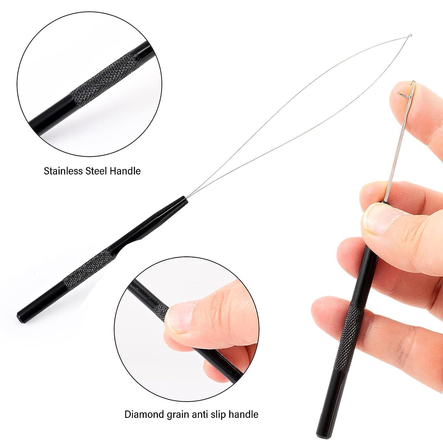 Gomake Microlinks Hair Extensions Kit with Hair Extension Closer and ...