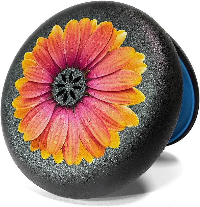 Invisalign Aligner & Retainer Case - Stylish Orange Daisy Design for ...