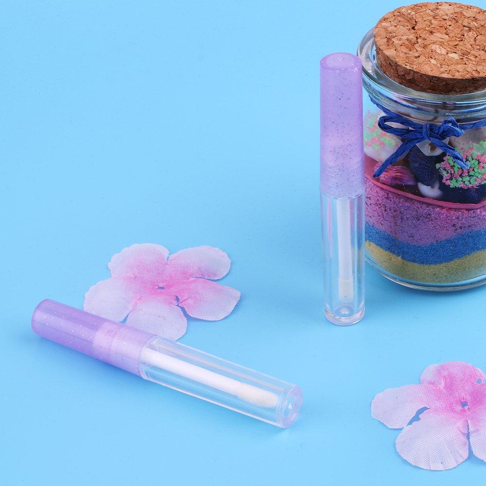 20 Pack Refillable 1.3ml Plastic Tubes with Purple Lids - Ideal for ...