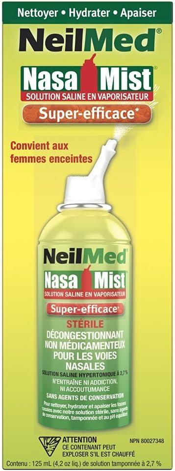 NeilMed NasaMist Hypertonic Saline Spray - Clear Sinus Congestion | Buy ...