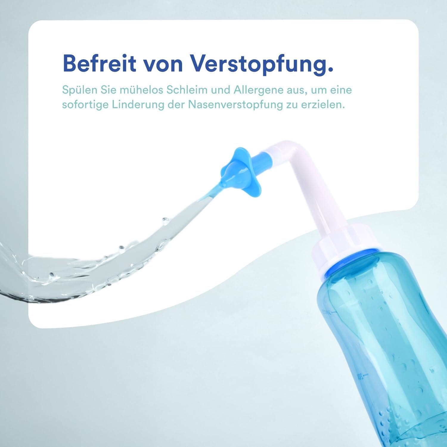 Happy Po Nasal Shower: Plastic Nasal Rinse Jug for Enhanced Breathing ...